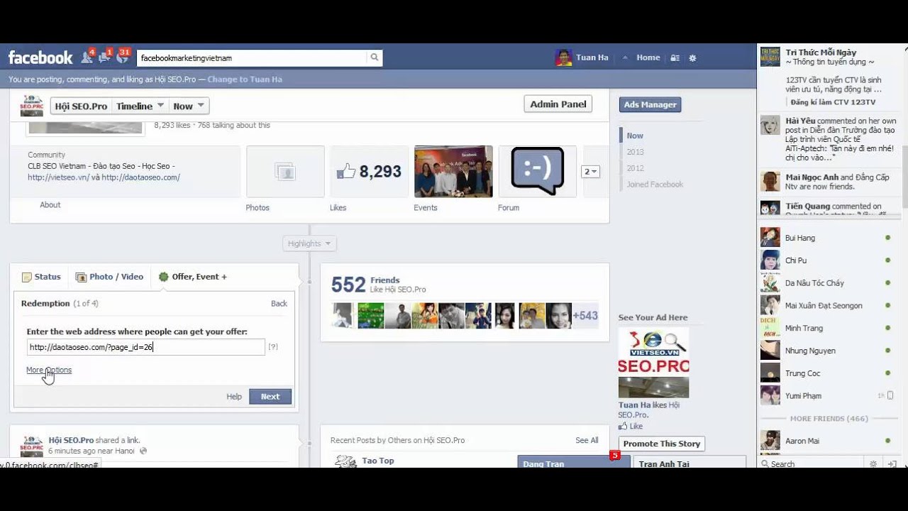 Cách dùng Facebook Offer - Facebook coupon trên Fanpage post - YouTube