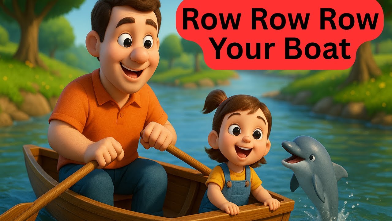 Row Row Row Your Boat | Family Favourite Nursery Rhyme | Sing-Along ...