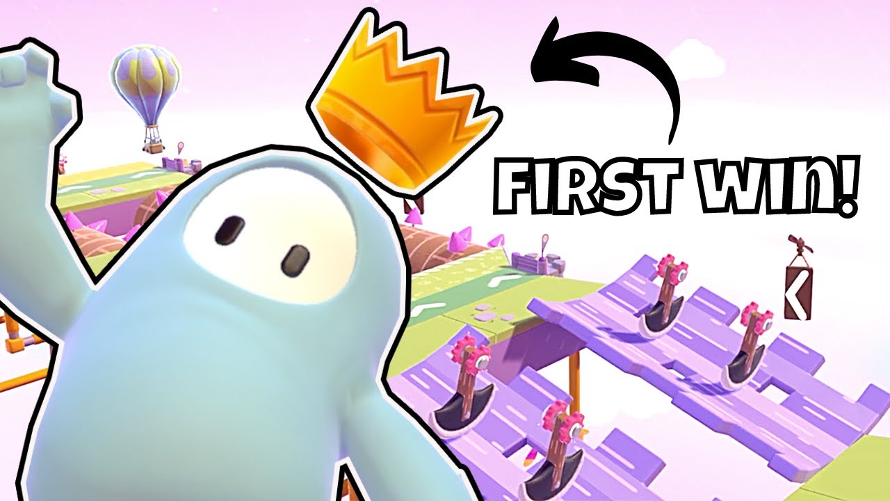 Fall Guys Noob Gets First Win In Fall Guys Ultimate Knockout! - YouTube
