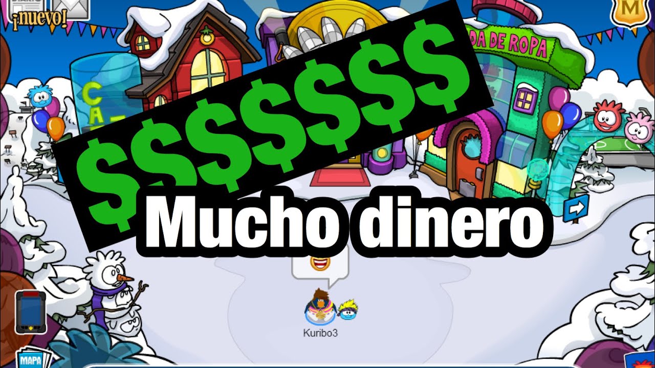 COMO GENERAR MUCHO DINERO EN CLUB PENGUIN *HACK* - YouTube