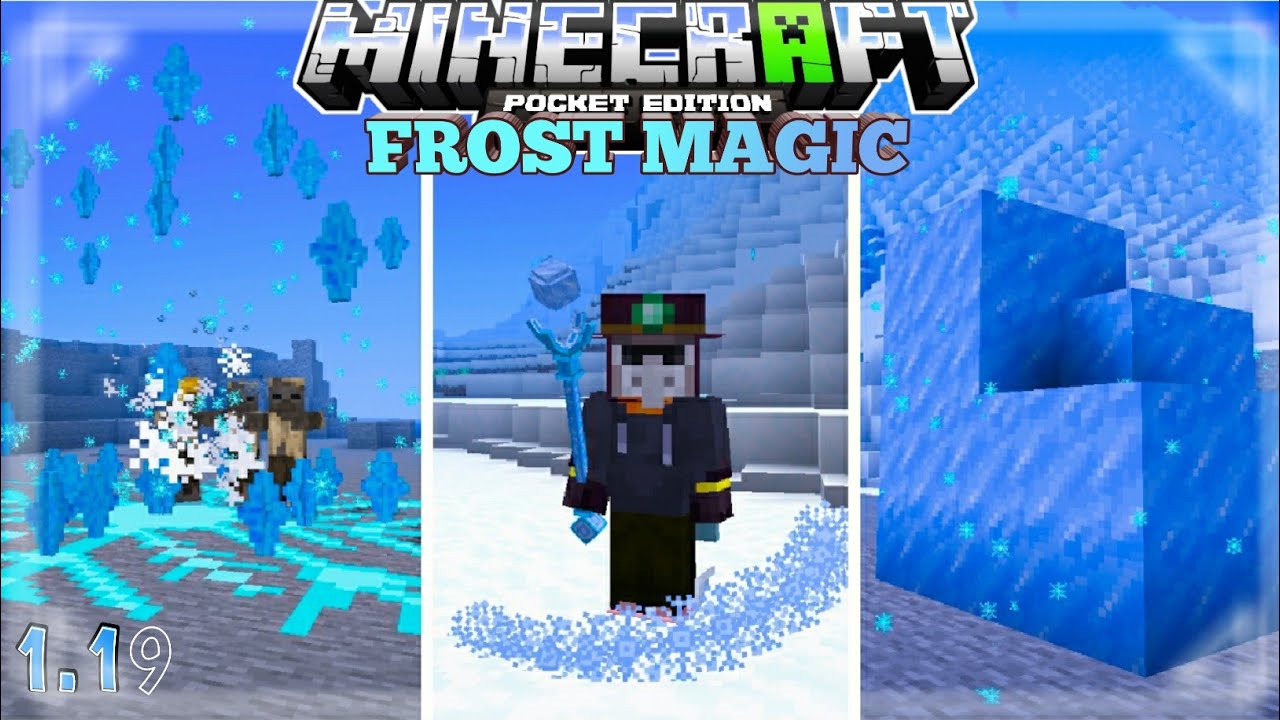 Magical Frost Add-on For Minecraft | Magical Warfare Frost Magic Add-on - YouTube