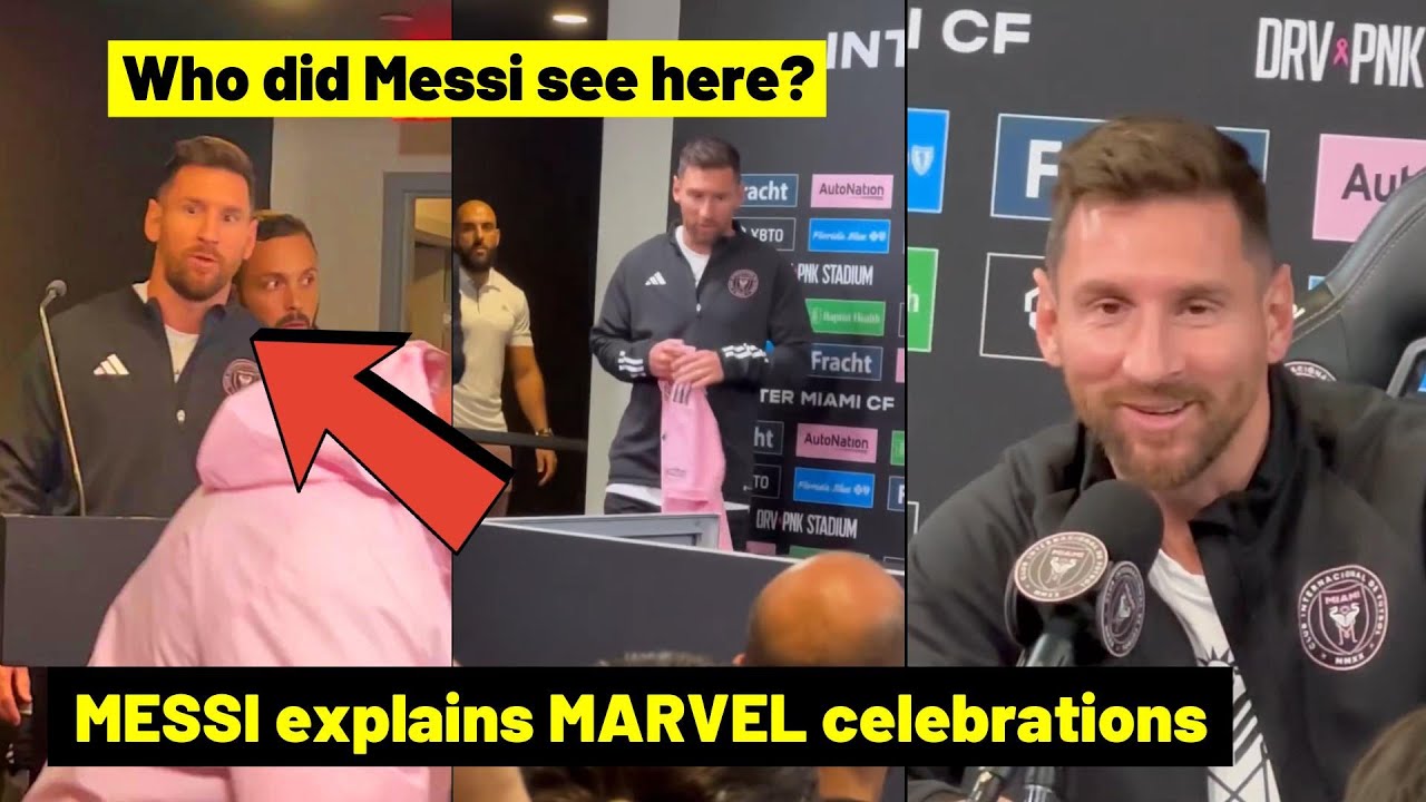 Messi explains Marvel superheroes celebrations as Inter Miami vs ...