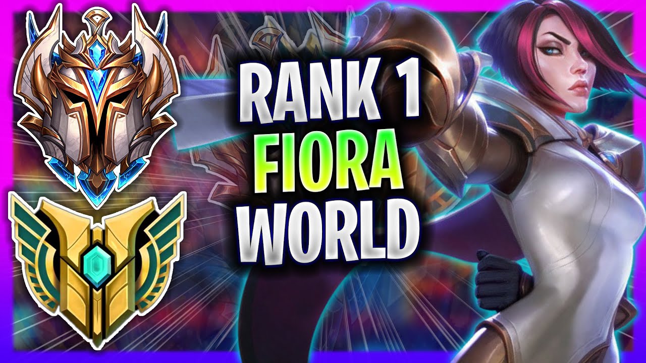 RANK 1 FIORA IN THE WORLD! | RANK 1 FIORA TOP GAMEPLAY | RANK 1 FIORA ...