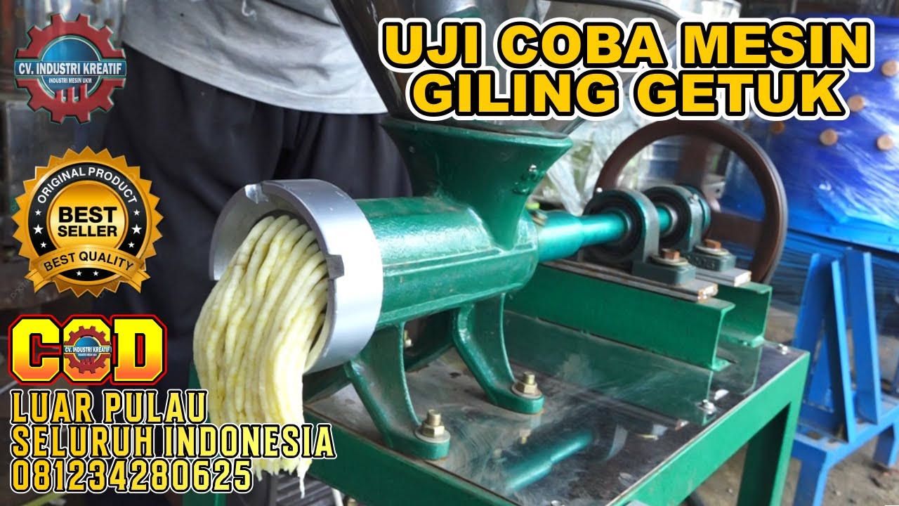 Mesin Giling Aneka Getuk | COD Se-Indonesia 081234280625 - YouTube