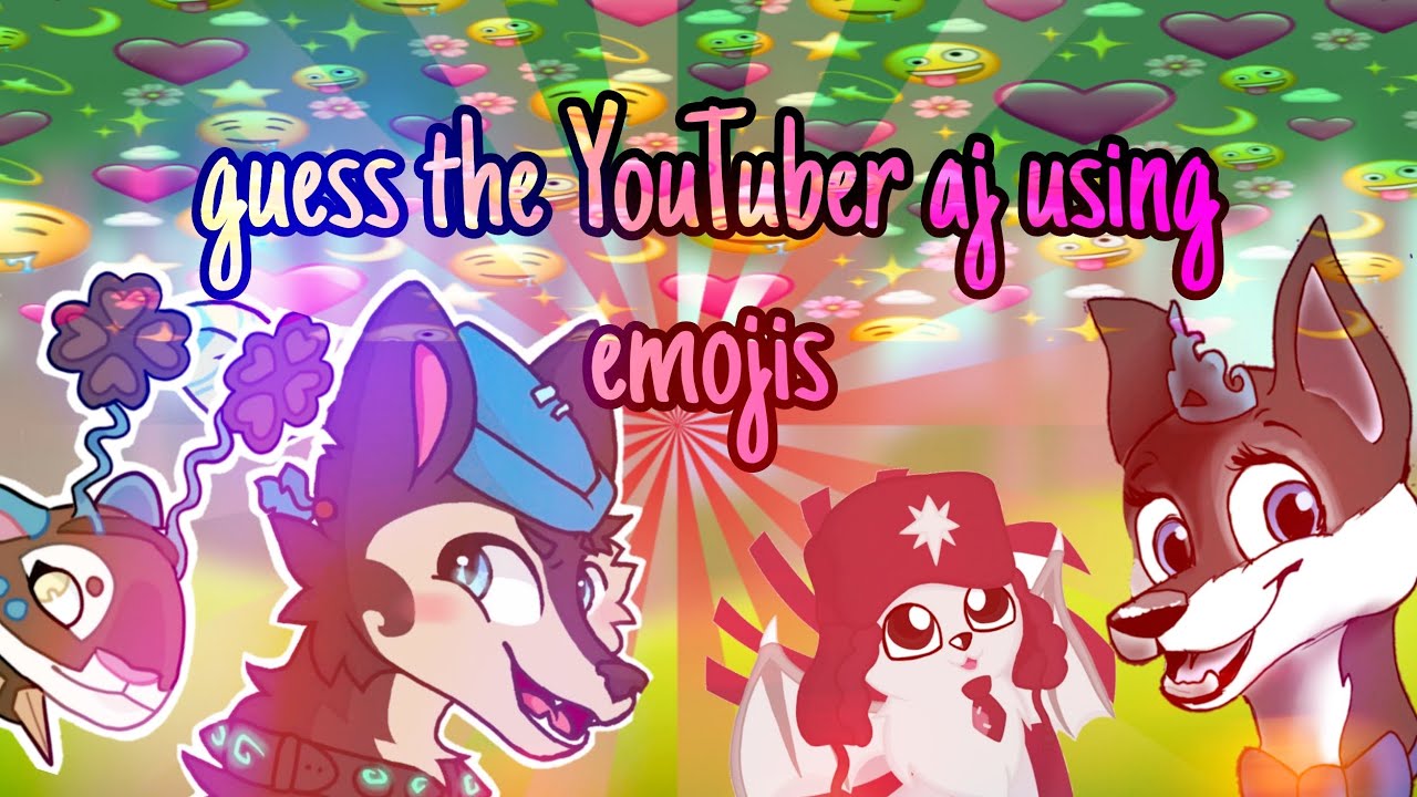 guess the AJ YouTuber using emojis | part 2 - YouTube