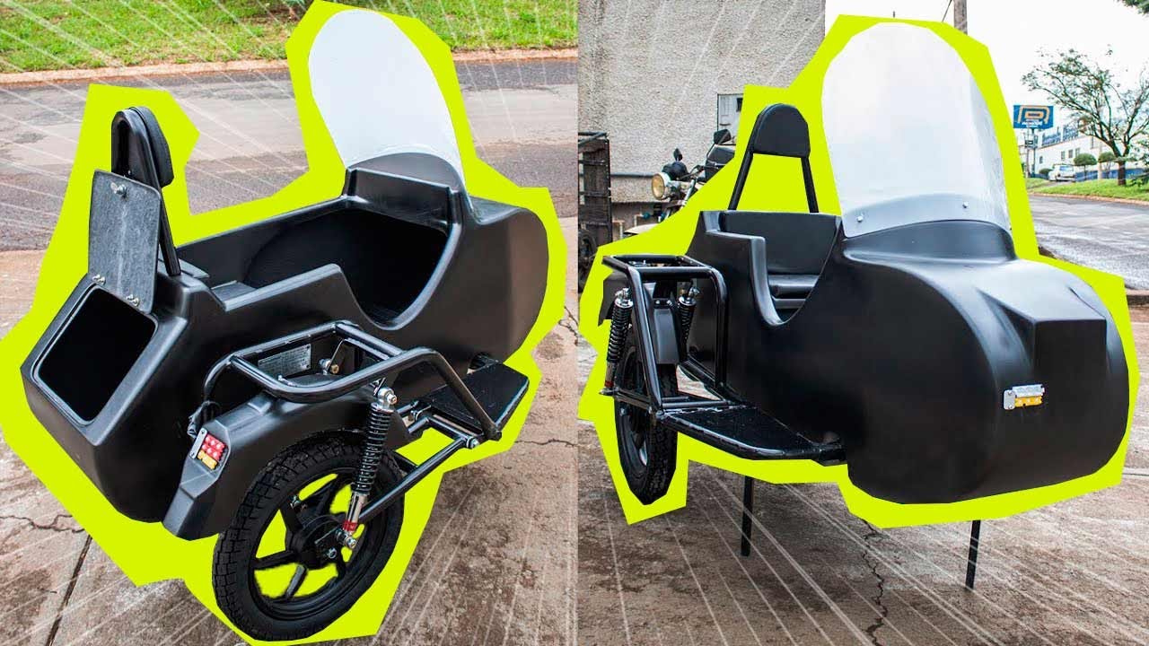Sidecar Basic - Suzuki Intruder 125 - Linha Economy - YouTube