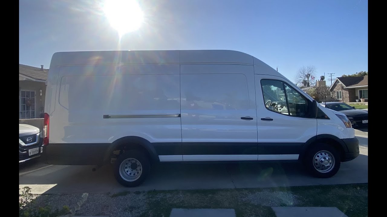 2021 FORD TRANSIT 350HD REAR BRAKE CHANGE - YouTube