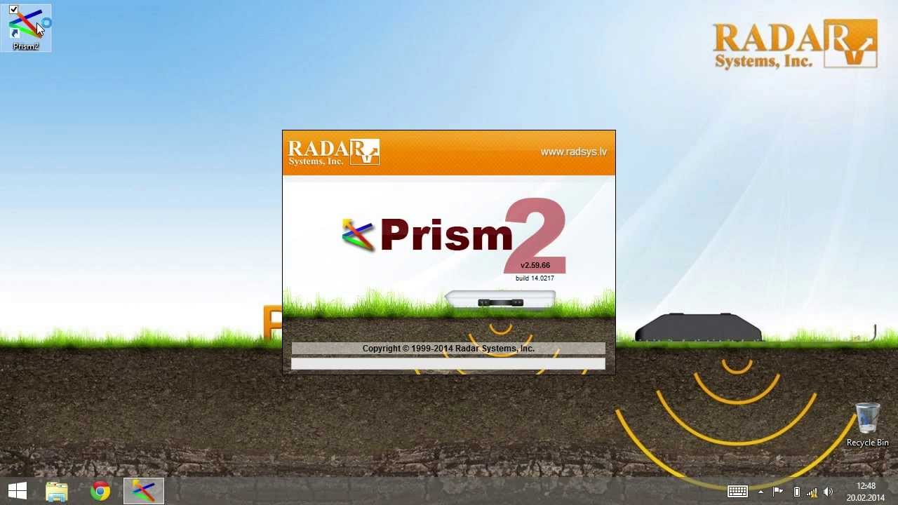 Prism2 and GPR first setup. - YouTube