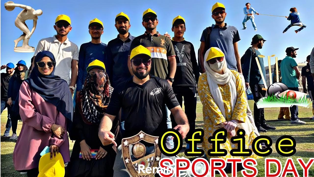 PSL | Office Sports Day | Monnoo Vlogs - YouTube