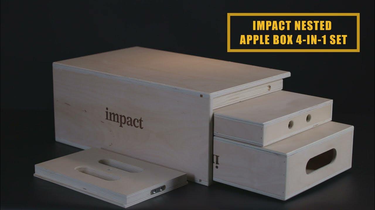 An Apple Box, but Better. 🍎 Introducing Impact's Nested Apple Box 4-in ...