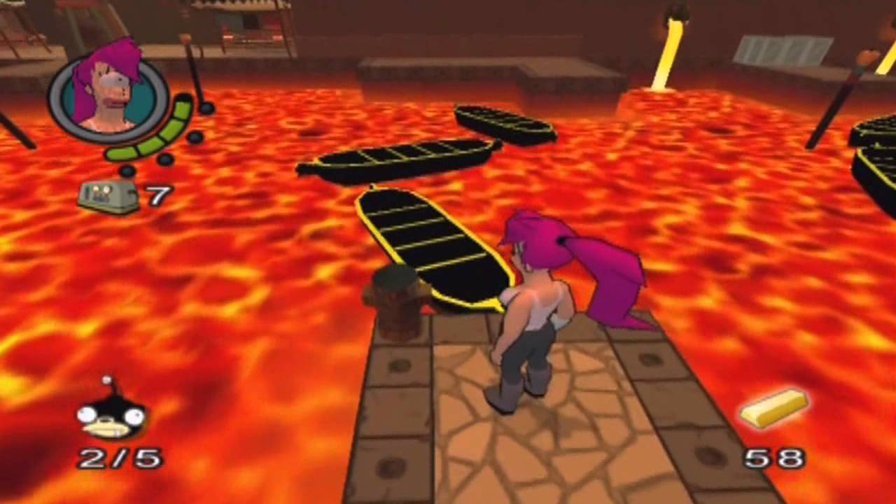 Let's Play Futurama: The Game - Part 18 - Lovely Lava Boat Ride - YouTube