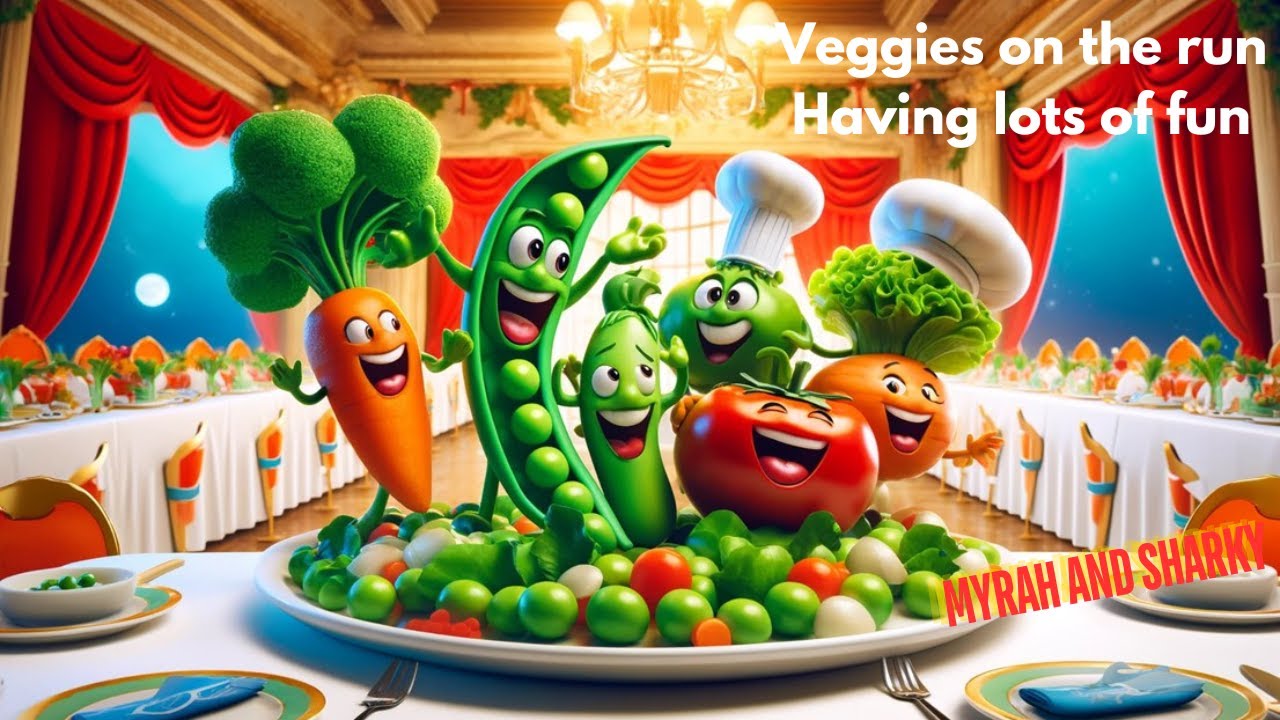 Myrah and Sharky Learning: Veggies on the Run Full Song Video | # ...