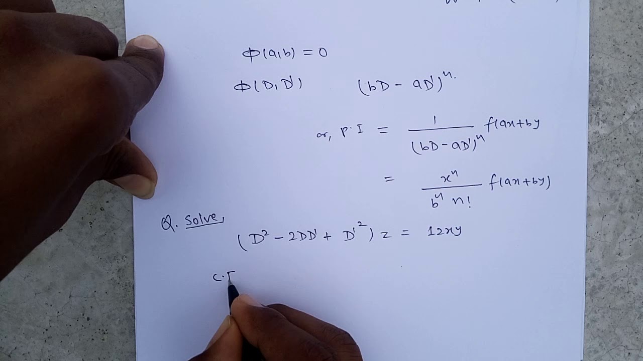Linear Partial Differential Equation With Constant Coefficients Problem YouTube linear-partial-differential-equation-with-constant-coefficients-problem-youtube