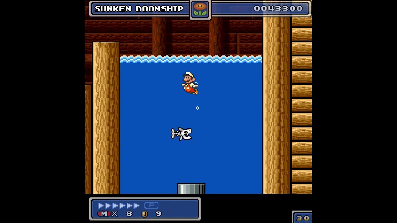 Mario Builder: The Mystery of Lumber Marsh: World 1-2 Sunken Doomship ...