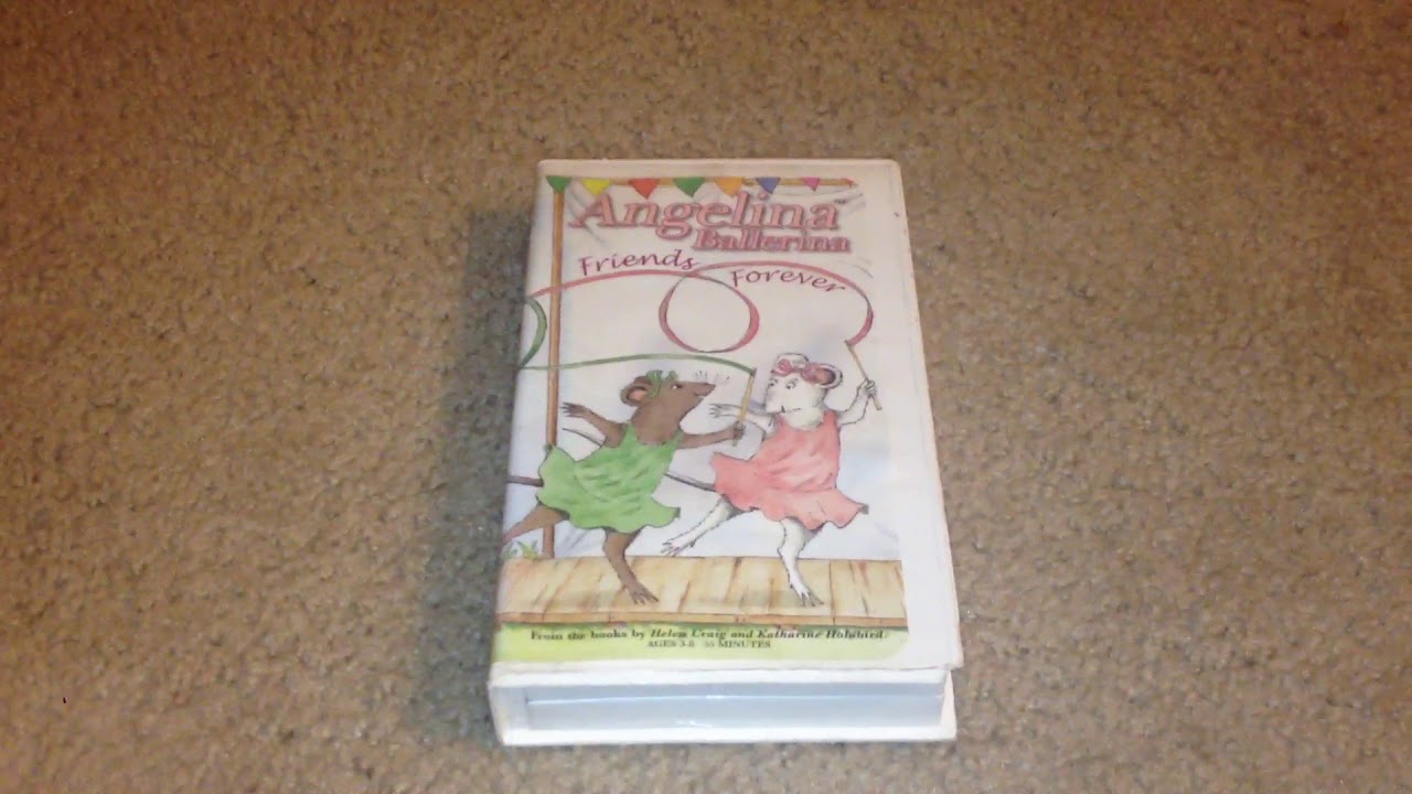 VHS Review: Angelina Ballerina Friends Forever 2003 VHS - YouTube