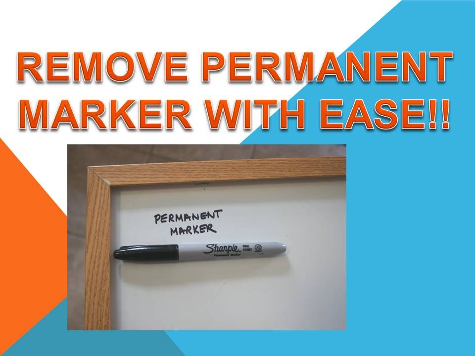 REMOVE PERMANENT MARKER WITH EASE!!! - YouTube