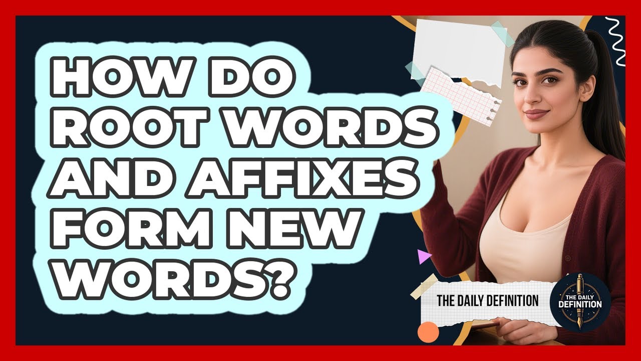 How Do Root Words And Affixes Form New Words? - The Daily Definition ...