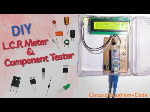DIY LCR Meter | All Component Tester | Measure Inductor, Capacitor ...