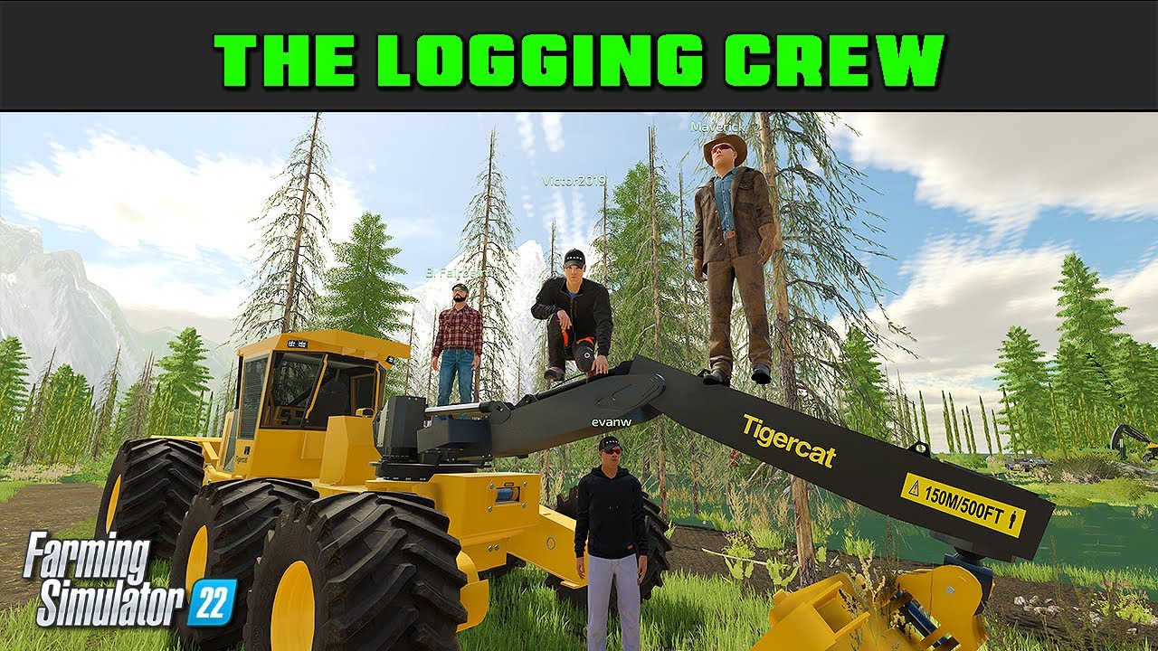We Are Clearing This Swamp Fast - Logging Crew 98 - Farming Simulator ...