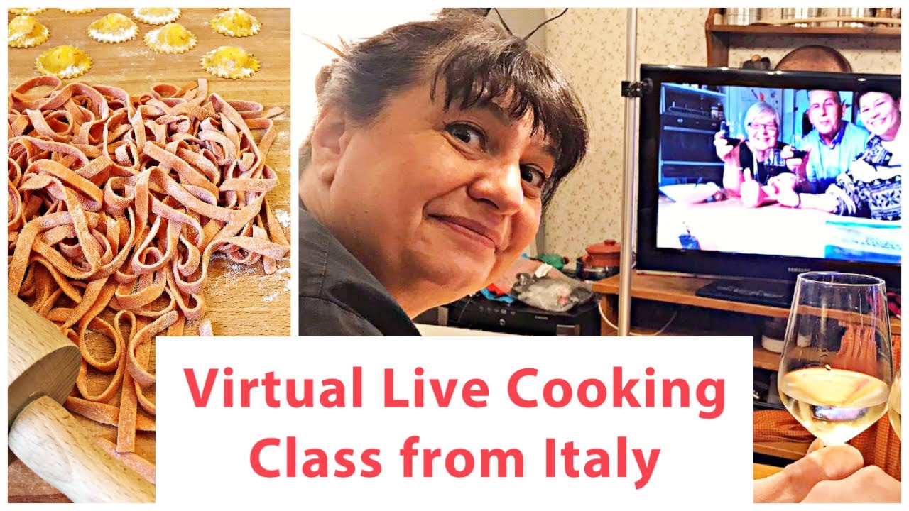 Italian Virtual cooking class, step by step with the chef you will ...