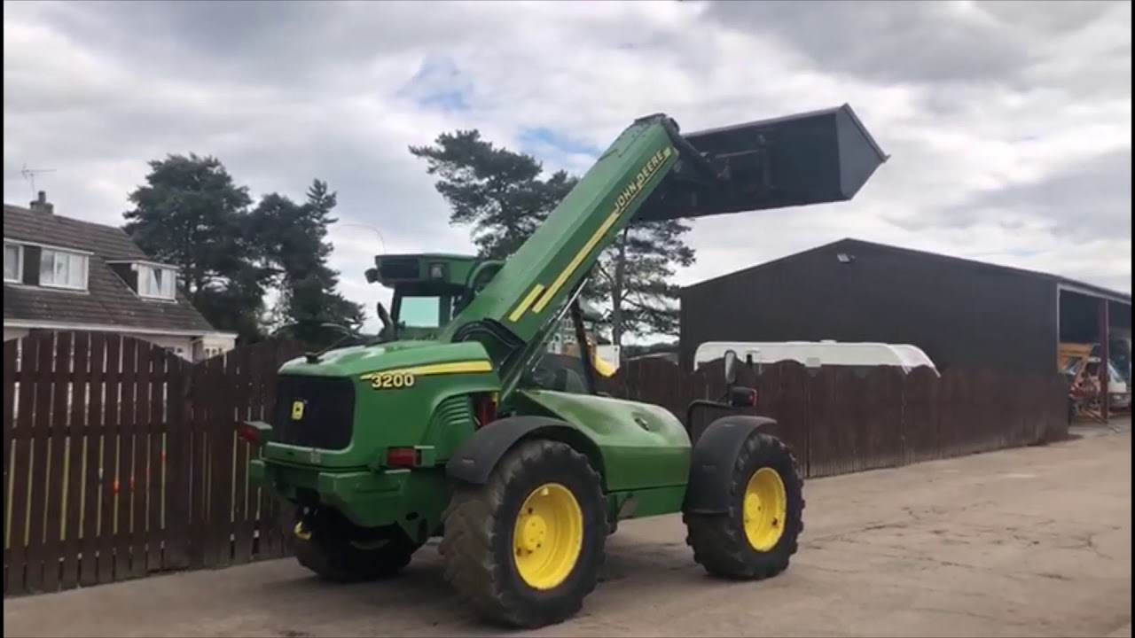 JOHN DEERE 3200 TELEHANDLER FOR SALE - YouTube