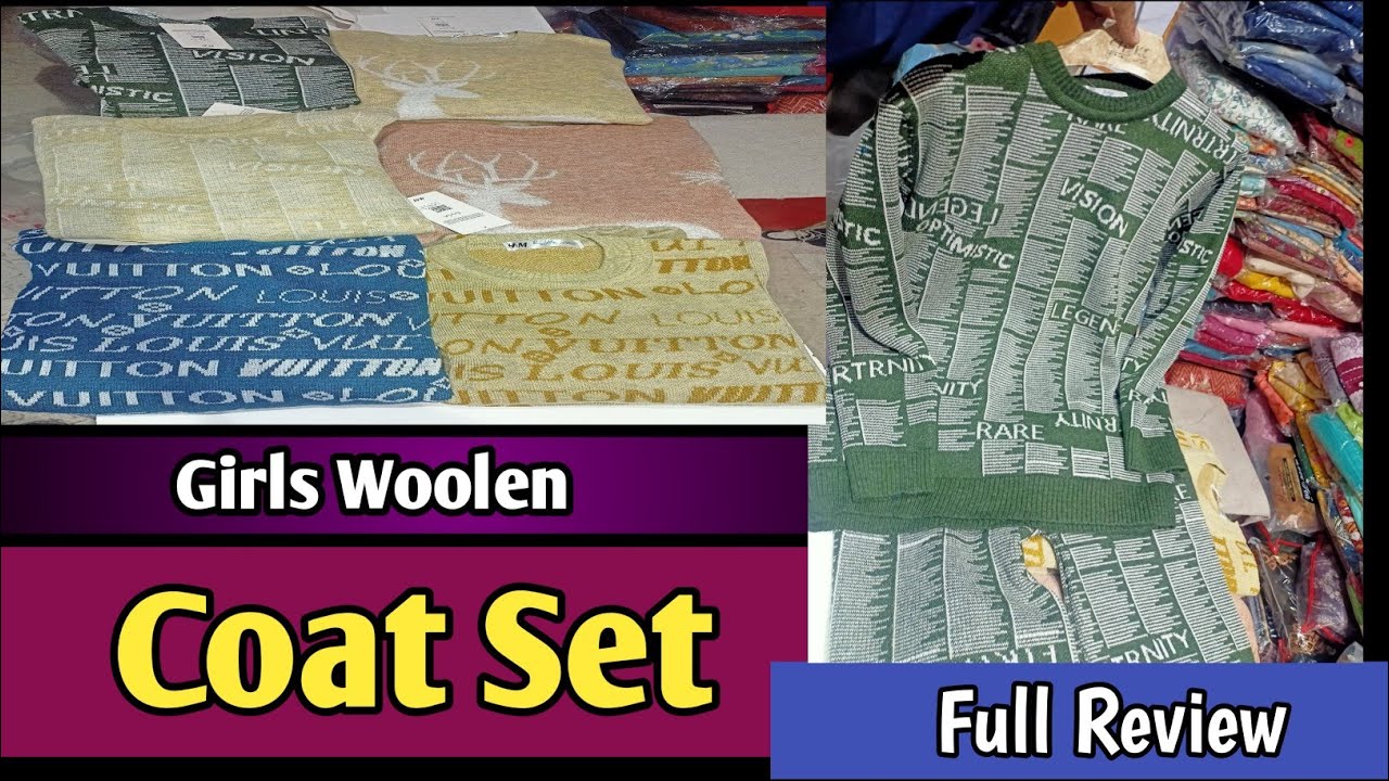 Woolen Coat Set for Ladies Unboxing | Woolen Coat Set for Girls ...