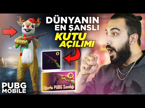 YENİ GELEN KUTUDAN HERŞEYİ ÇIKARDIM!! TARİHİN EN ŞANSLI KUTU AÇILIMI! | PUBG Mobile