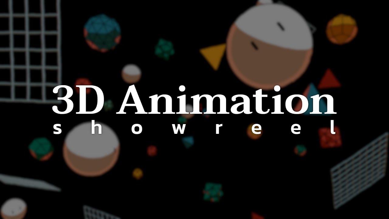 My 3D Animation Show Reel - YouTube