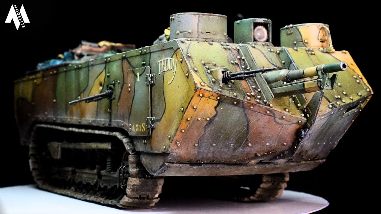 Heavy Tank St. Chamond | Takom | 1/35 | How to Build, Paint and Weather ...
