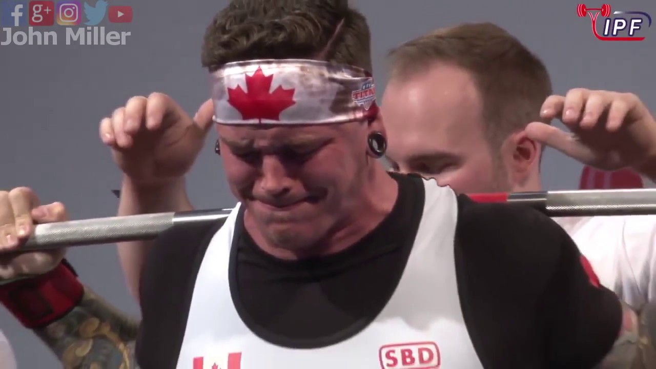 Bryce Krawczyk - 837.5kg 4th Place 105kg - IPF World Classic ...