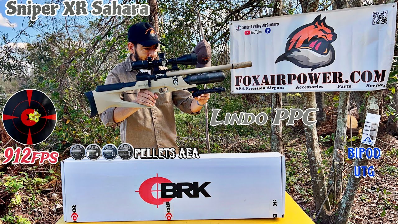 BRK Brocock Sniper XR Sahara .177 Muy Buen PCP(Unboxing Y Review - YouTube