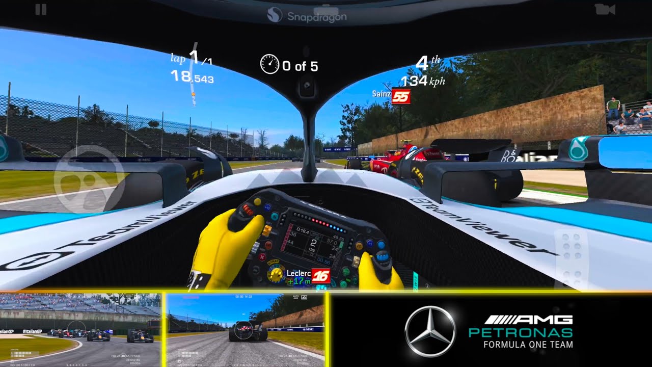 Real Racing 3 - Formula 1 Gran Premio D'Italia - Huayra Royale ...