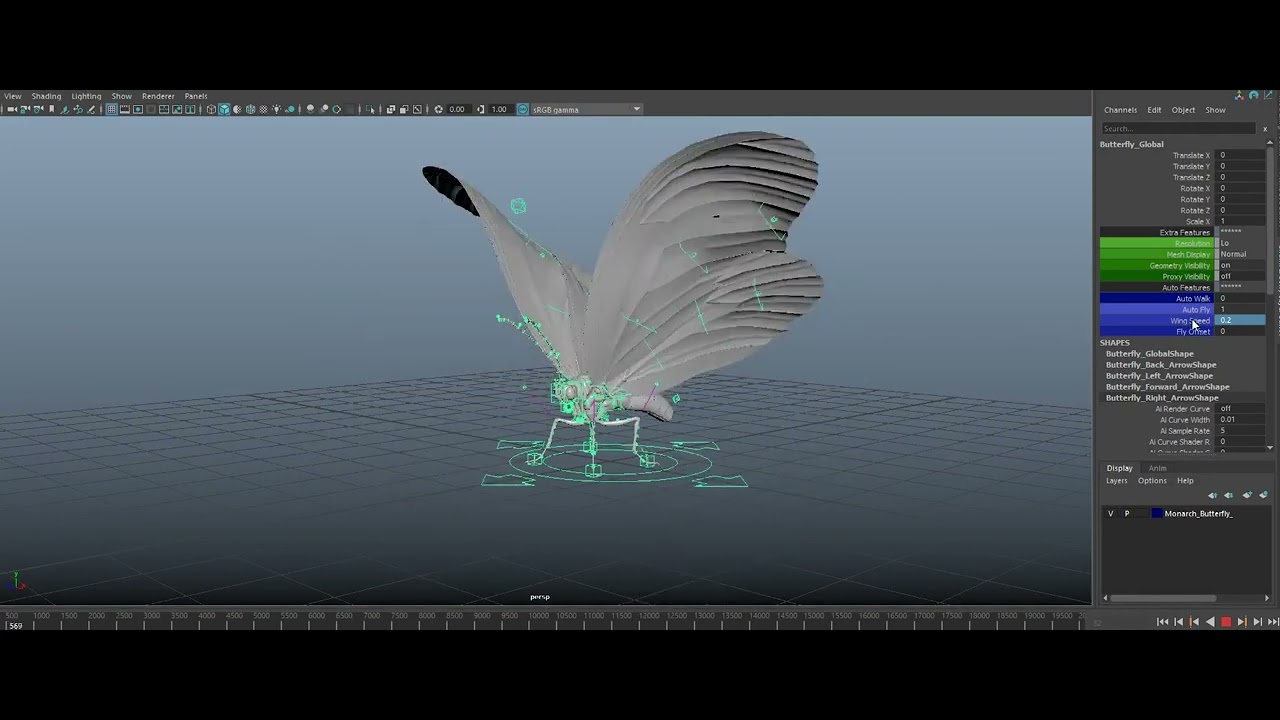 Butterfly Rig - YouTube
