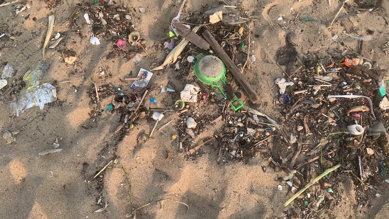 Garbage at Marina Beach - YouTube