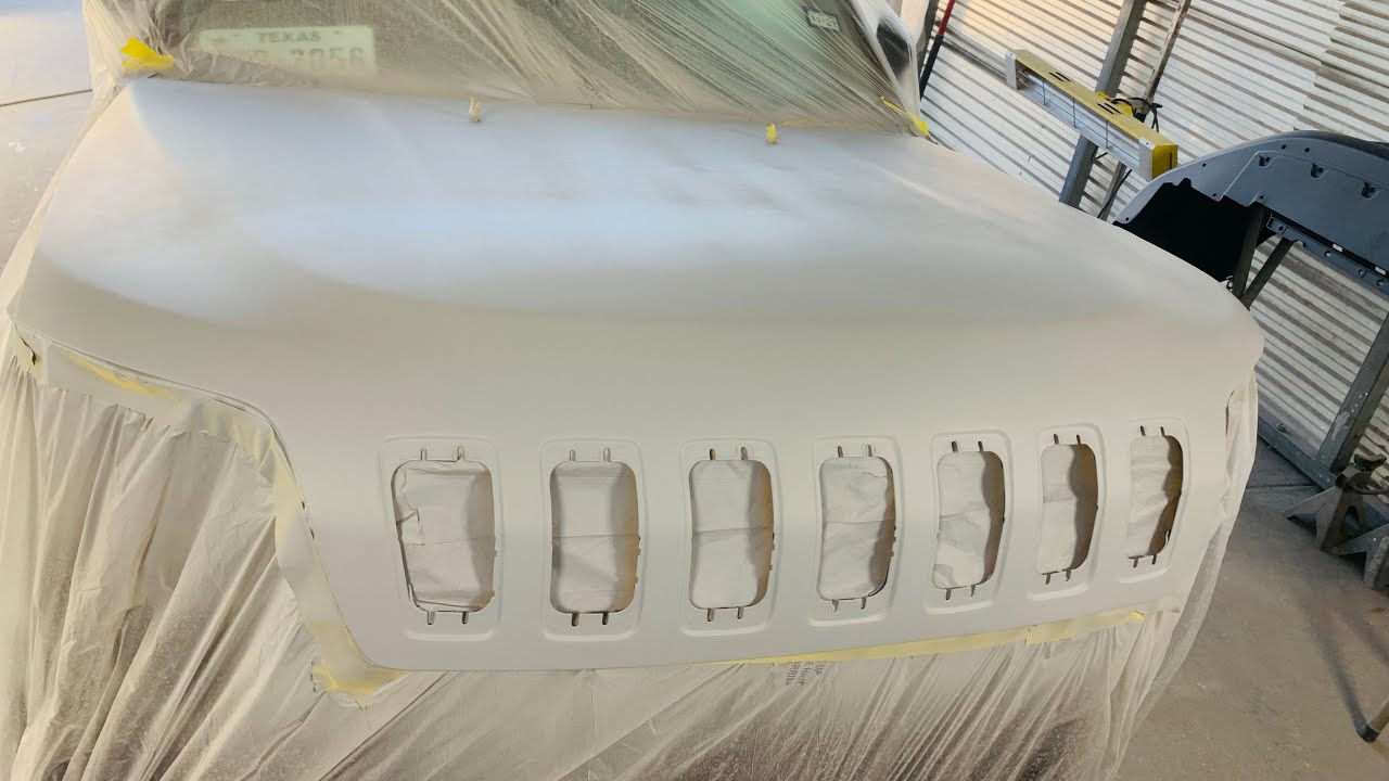 Jeep Grand Cherokee hood corrosion fix and paint job. Pro finished 🔥🔥🤯🤩 ...