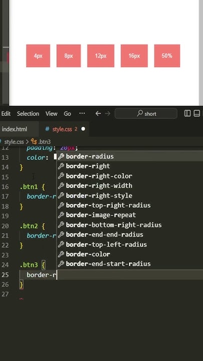 How To Style Button Rounded Html Css Html5 Css3 Coding Programming Codingfun