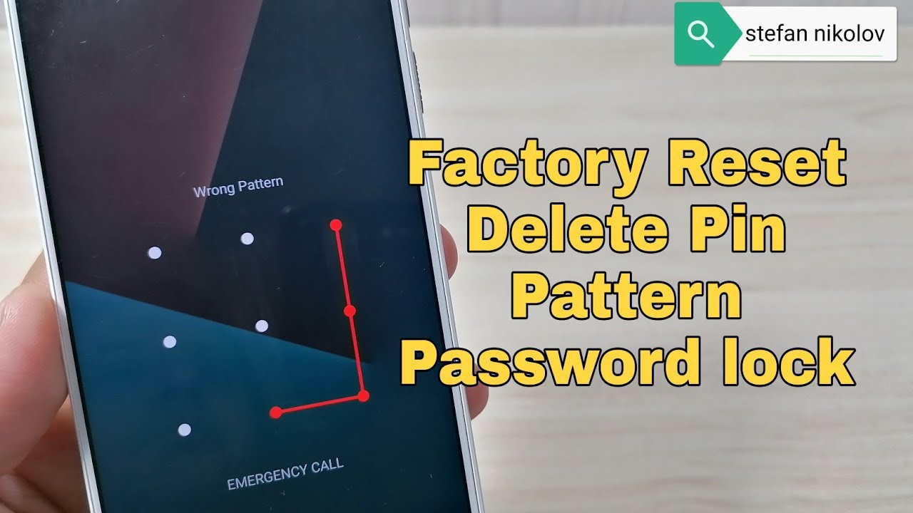 Factory reset Vodafone Smart N9 / VFD720 / A1/. Delete Pin, pattern ...