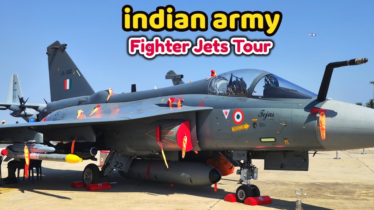 Indian Army Fighter Jets Full Tour | Tejas aircraft | HAL Prachand ...