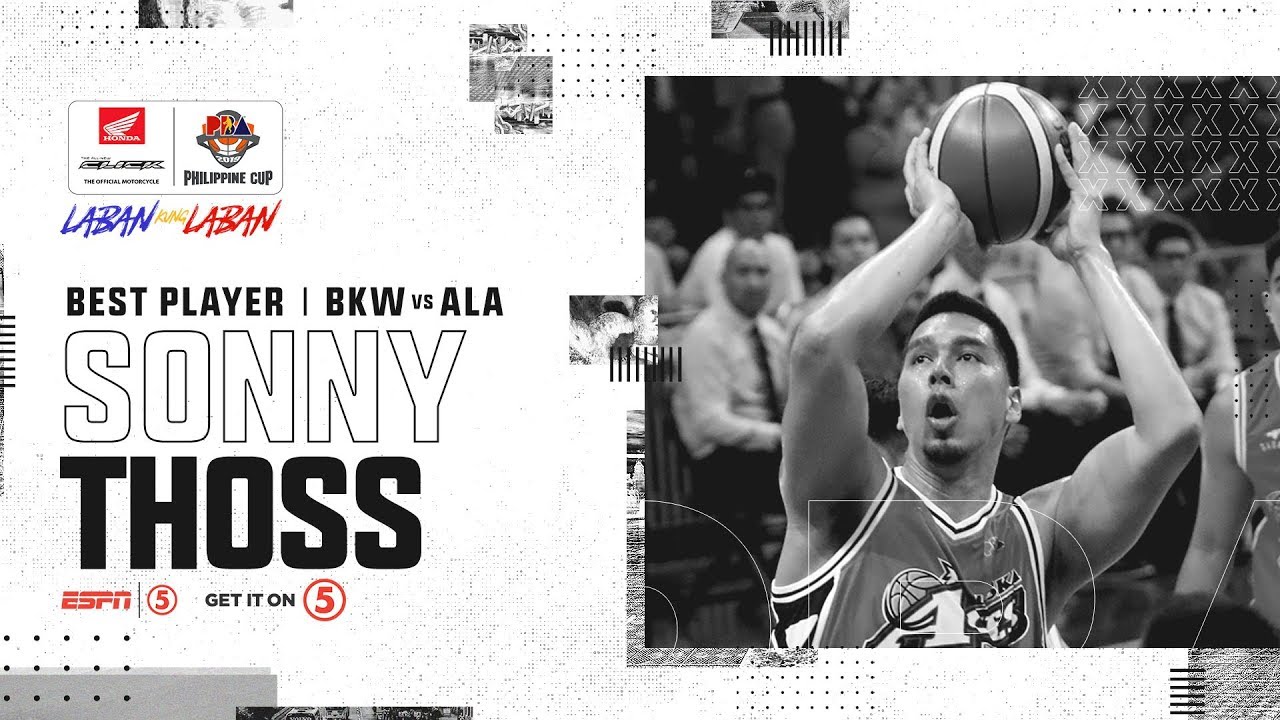 Best Player: Sonny Thoss | PBA Philippine Cup 2019 - YouTube