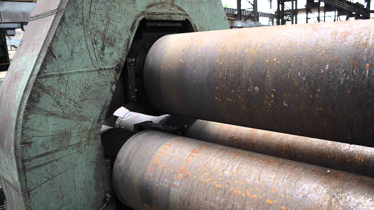 Drei- Walzen- Rundbiegemaschine - YouTube