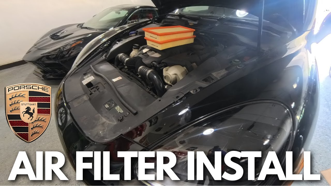 How to Install Air Filters Porsche Cayenne V8 Turbo - YouTube