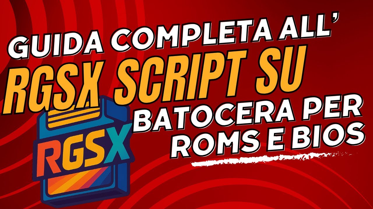 Guida completa all' RGSX Script per roms e bios - YouTube