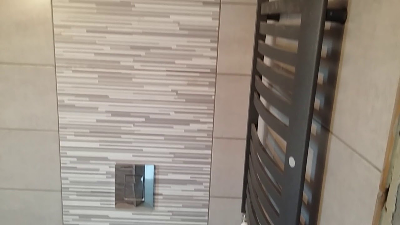Glazura, łazienka odpływ liniowy #2 / bathroom tile - YouTube