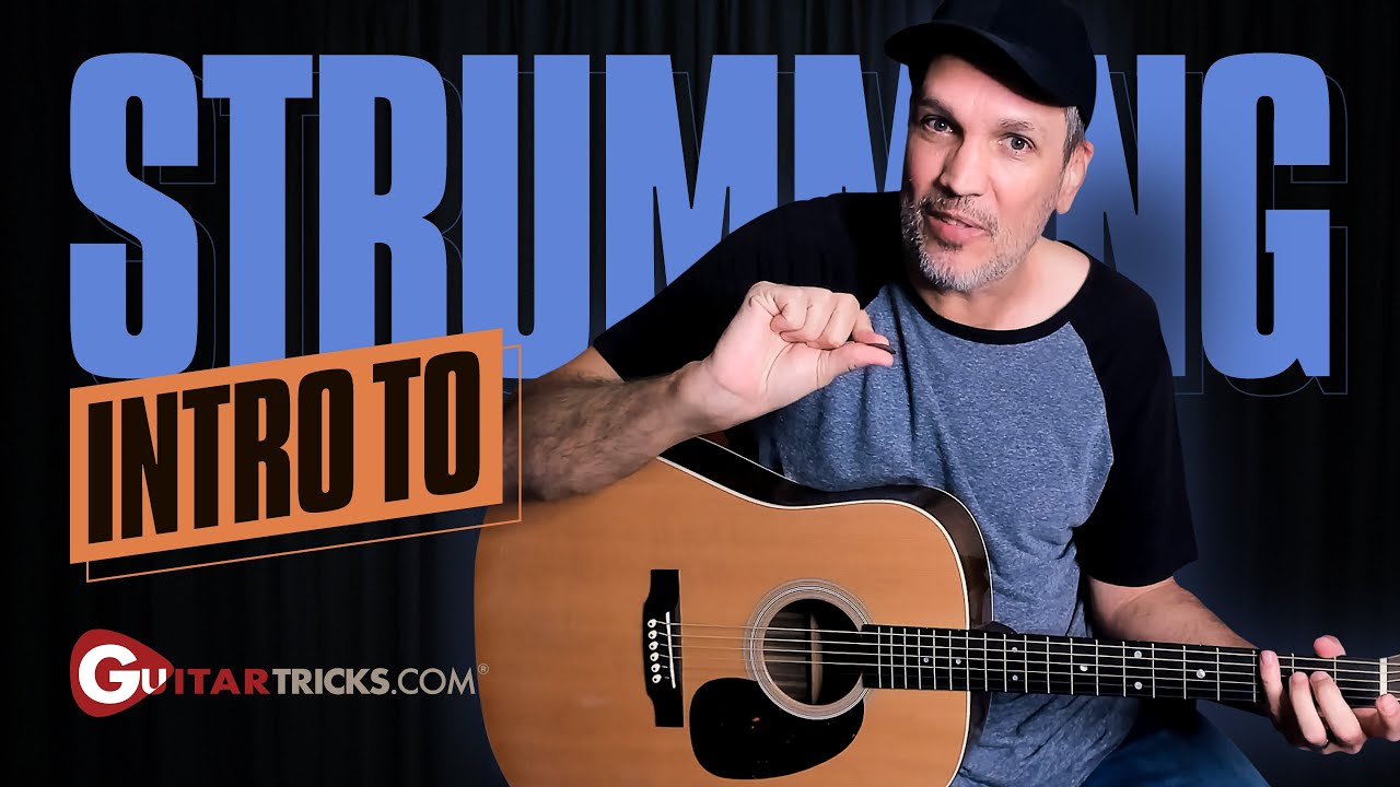 How To Strum Guitar Super Easy For Absolute Beginners | Guitar Tricks ...
