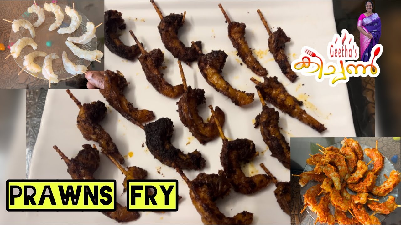 #138 Prawns Fry | വെറൈറ്റി കൊഞ്ചു വറുത്തത് | Prawns Fish Recipe ...