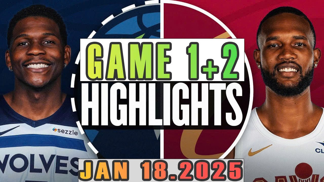 Minnesota Timberwolves Vs Cleveland Cavaliers Game 1st+2nd Highlights ...