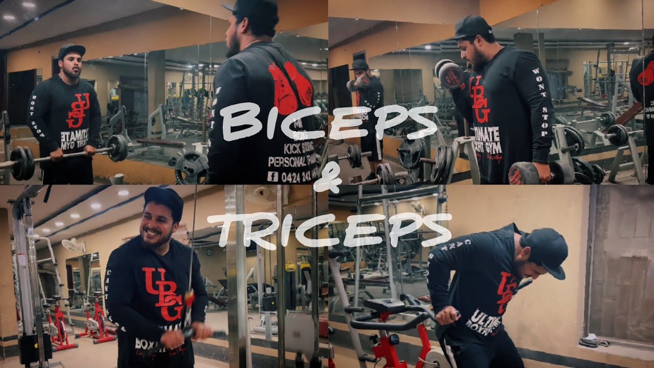 Biceps & Triceps best complete Workout! (jutt fitness) - YouTube