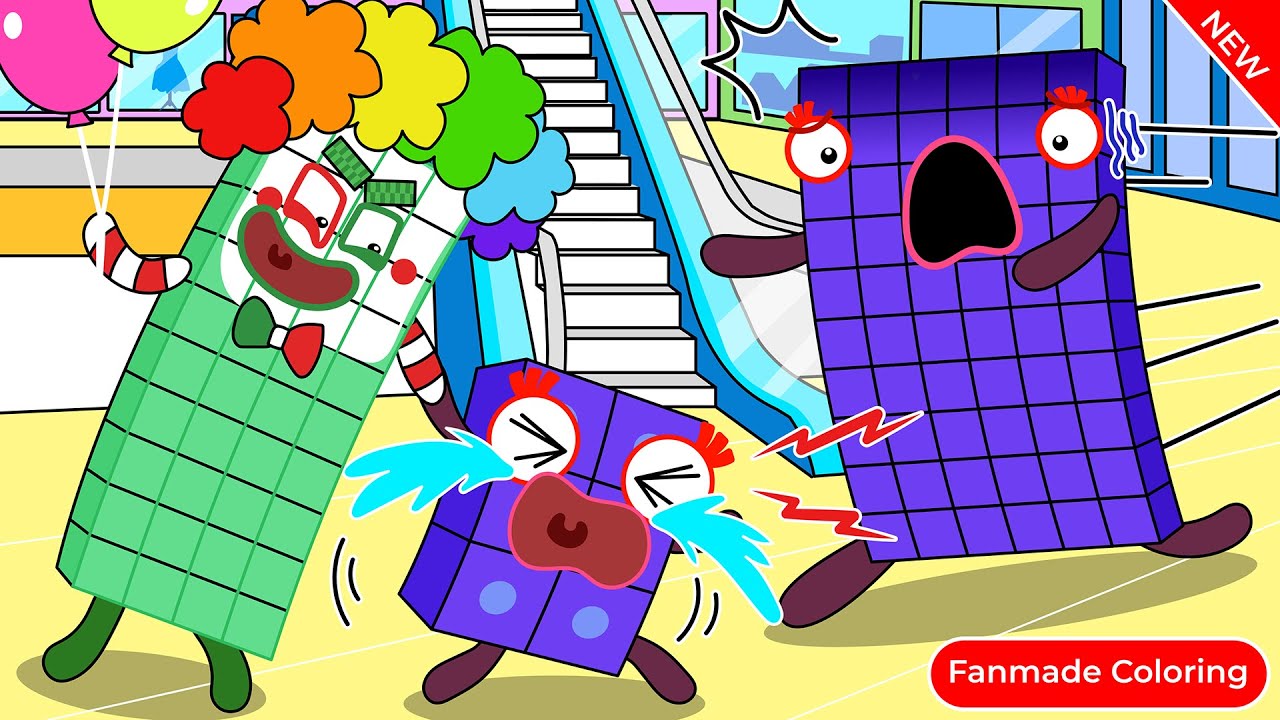 Don't Trust Strangers, Numberblocks 6 I Numberblocks Fanmade Coloring ...