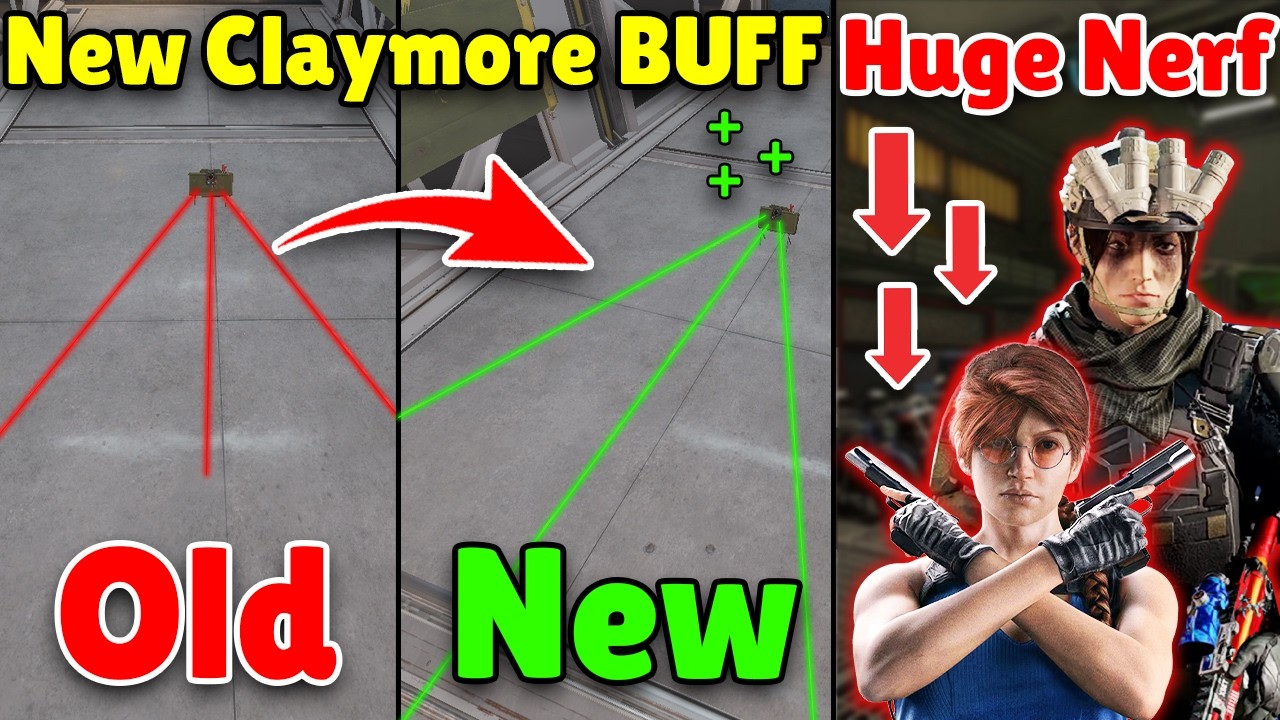 Claymore NEW HUGE BUFF! | Ash & Ram Gun Was NERFED! - Rainbow Six Siege ...
