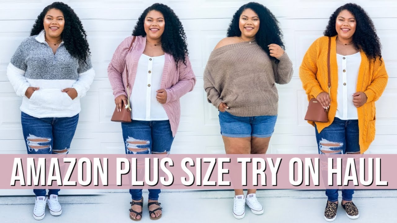 AMAZON FALL TRY ON HAUL 2019 | AMAZON PLUS SIZE TRY ON HAUL - YouTube